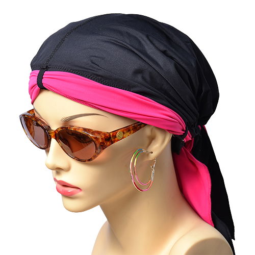 Swim & Sports UV Bandana - Pre-Tied Set (Black) – MarSea Modest Swim ...